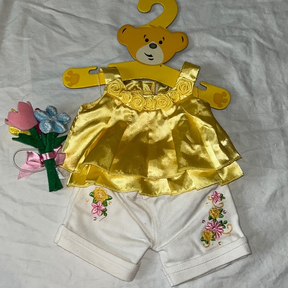 Build-A-Bear | Toys | Buildabear Yellow Flower Outfit | Poshmark
